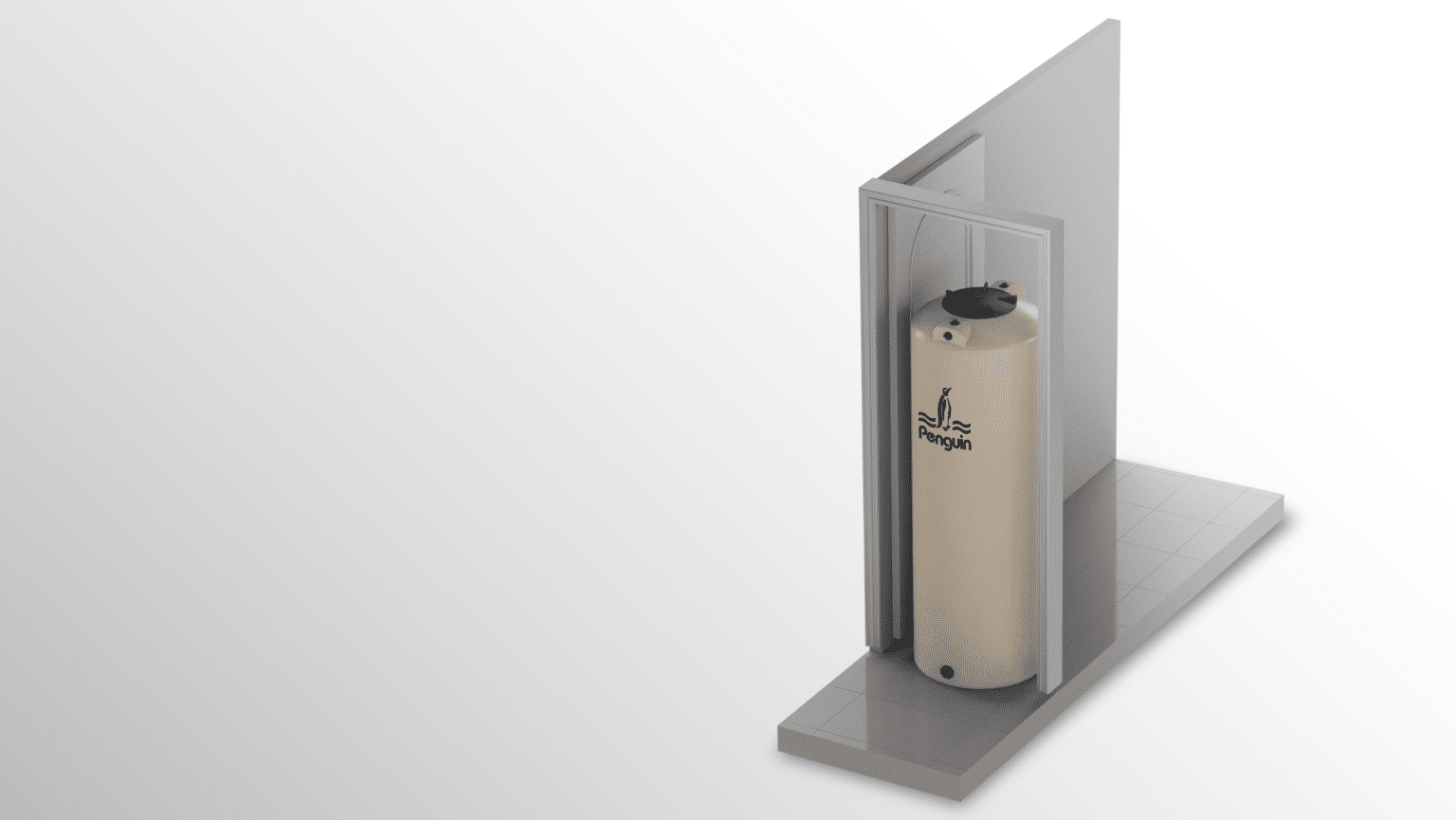 Tangki Air Ramping Bisa Masuk Pintu Rumah - Penguin